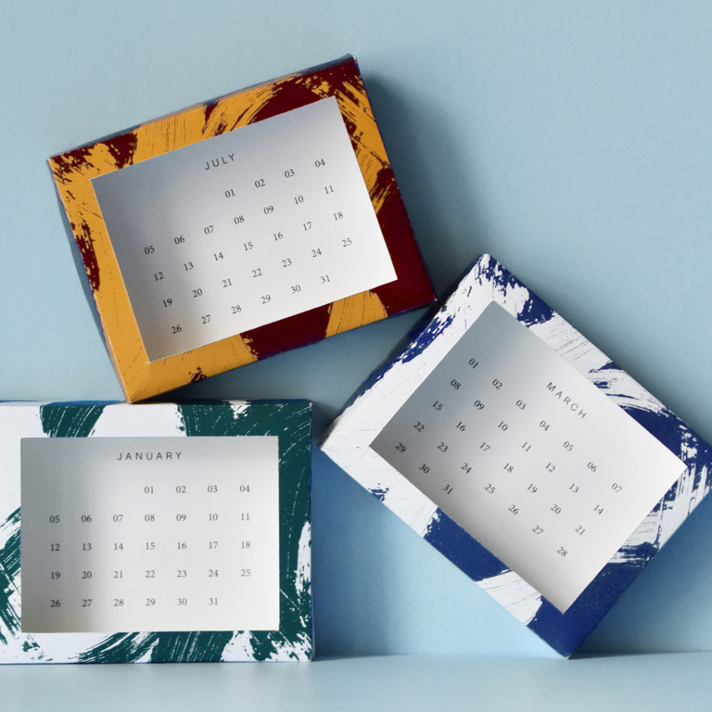 Free Printable 2020 Shadowbox Calendar | Common Sparrows
